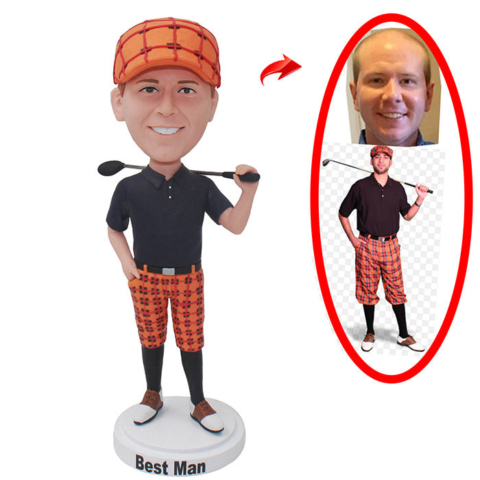 Custom Golf Bobbleheads Best Gift For Golf Lovers, Custom Dolls For Go ...