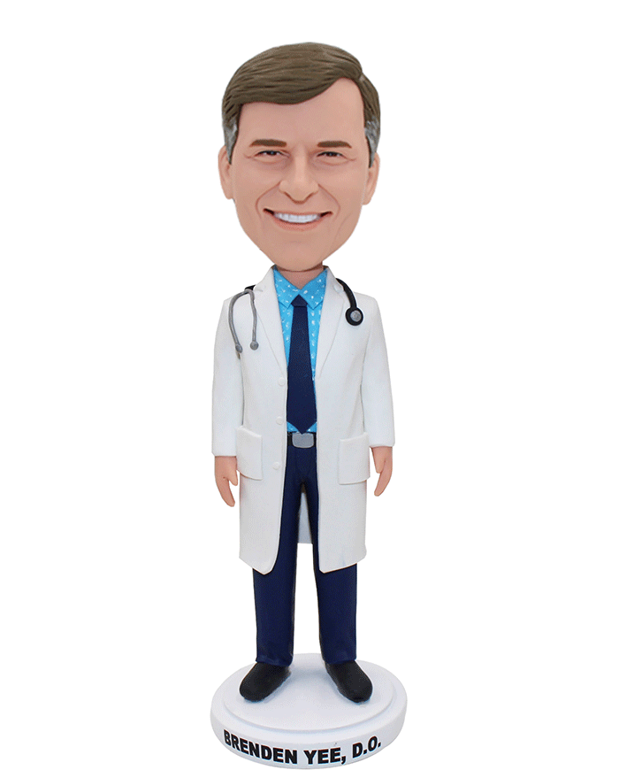 Custom Man Bobble Head Doctor, Custom Medical Doctor Bobblehead Figuri ...