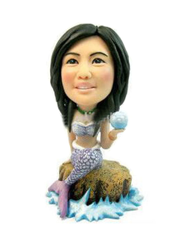 Custom Mermaid Bobblehead That Look Like You – Abobblehead.com