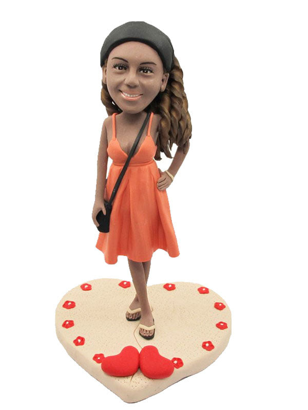 Girl Personal Bobble Heads, Custom Beauty Made Bobblehead Doll ...