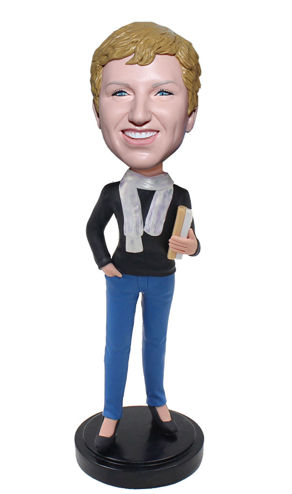 Custom Bobblehead For History Teacher, Custom Teacher Bobbleheads ...