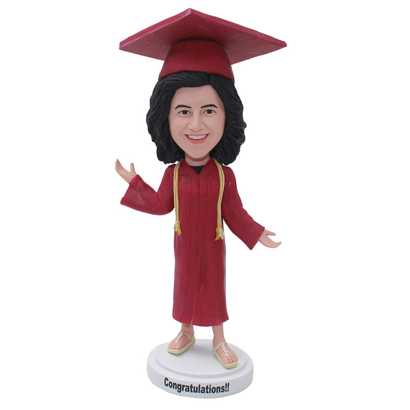 Custom Bobbleheads As College Graduation Gifts For Her, Gifts For Phd ...