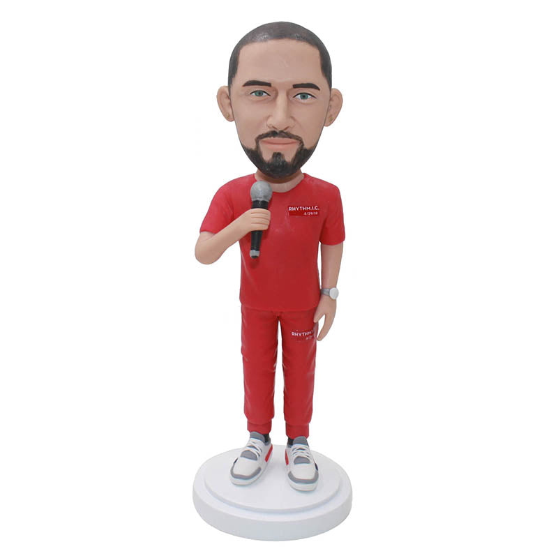 Customized Boobleheads Singer, Personalized Bobblehead Gifts For Presi ...