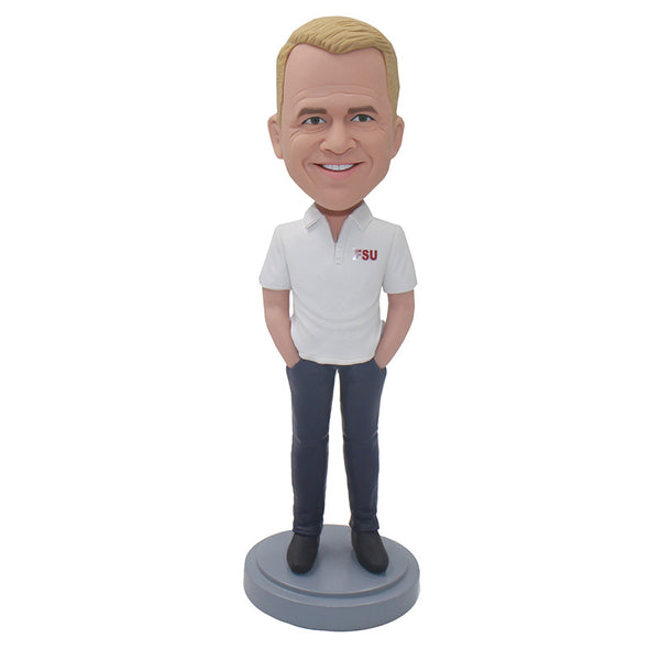 Custom Man Bobbleheads Hands In The Pocket, Custom Bobble Head That Lo ...
