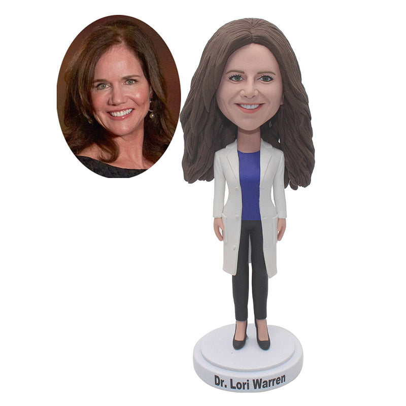 Personalized Female Doctor Statues, Personalized Action Figure Doctor ...