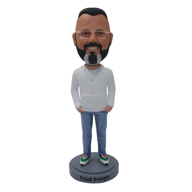 Custom Man Bobbleheads Hands in the Pocket From Your Photos ...