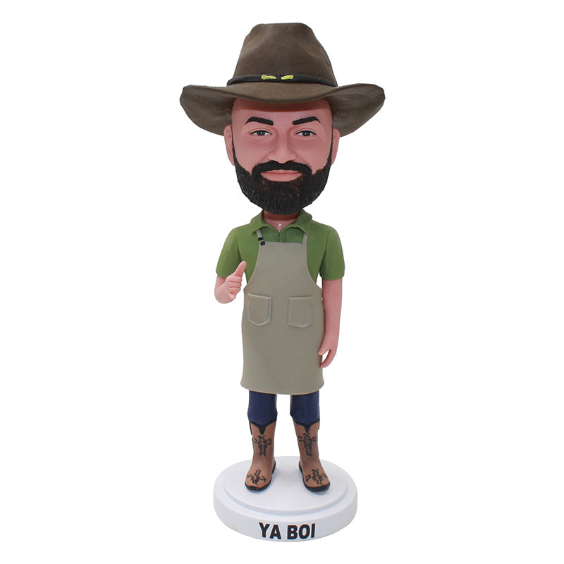 Custom Farm Cowboy Bobblehead Made Of Yourself – Abobblehead.com