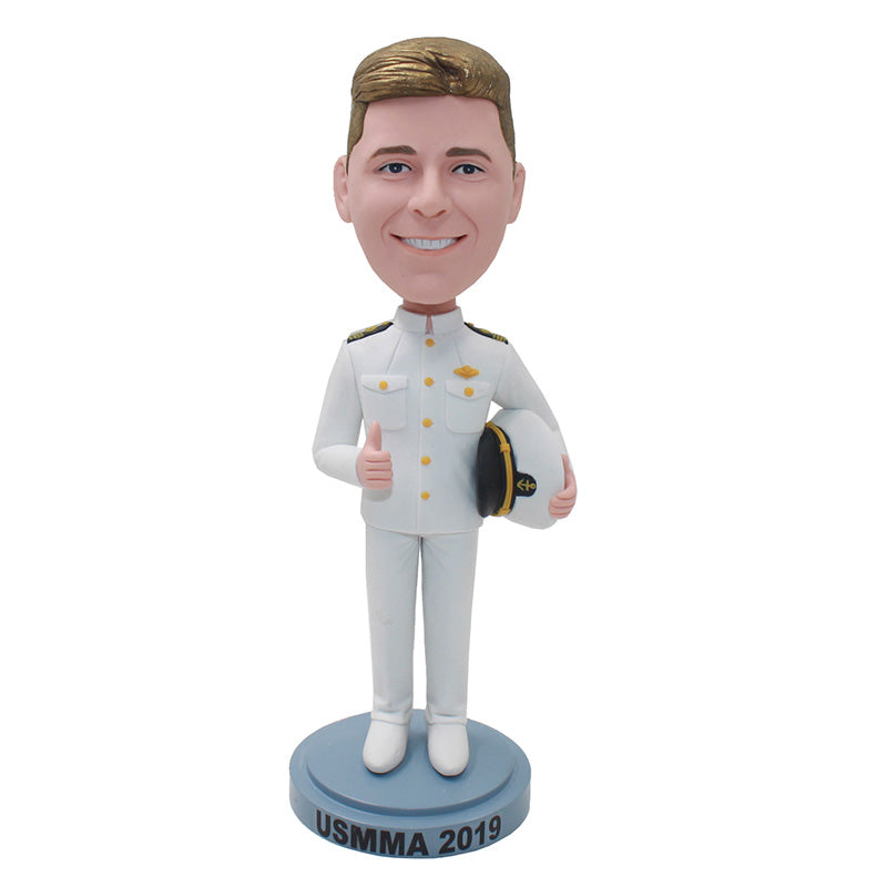 Navy Pilot Personalized Bobblehead, Custom Navy Pilot Bobblehead, Cust ...