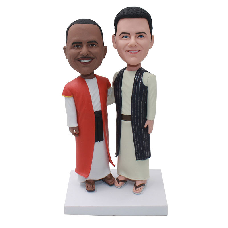 Custom Two Priests Bobbleheads, Customized Bobblehead Catholic Priest ...