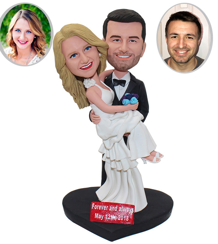 Custom Wedding Bobbleheads, Custom Wedding Cake Toppers Best Likeness ...