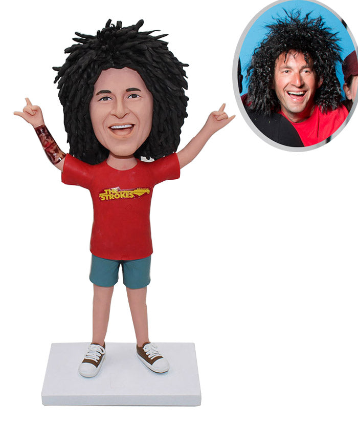 Custom Afro-Look Man Bobblehead, Personalized Kill Matt Bobbleheads ...