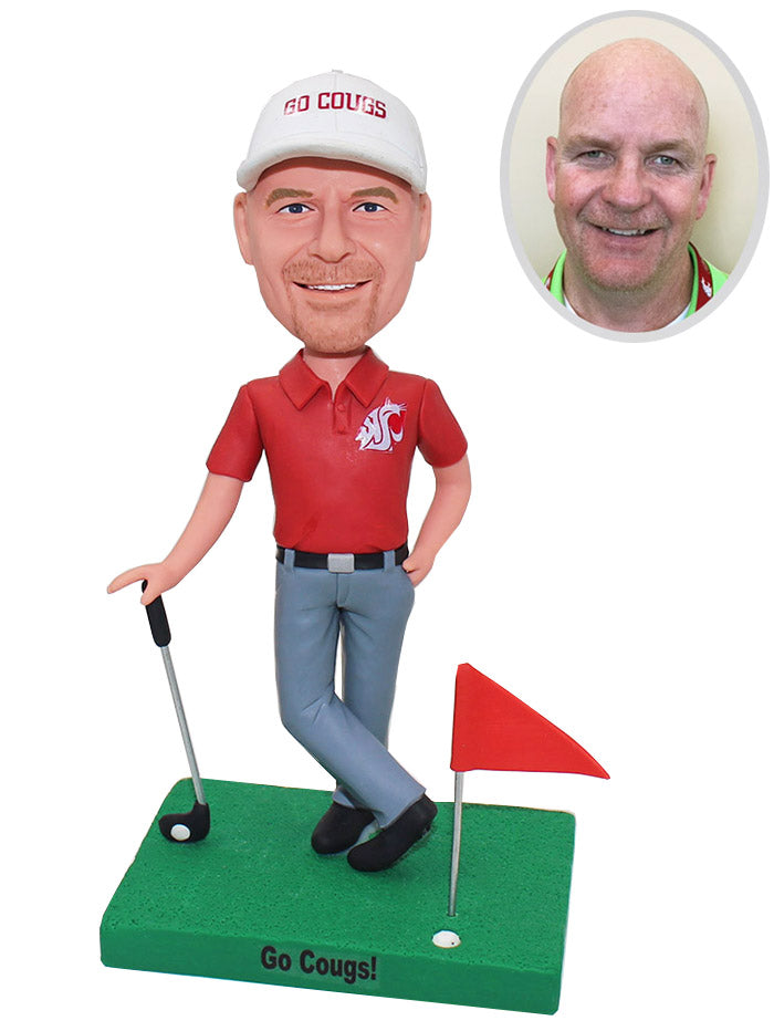 Custom Golfer Bobblehead, Personalized Golf Bobbleheads Gifts For Men ...