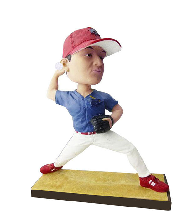 Custom Baseball Bobbleheads Doll, Personalized Baseball Pitcher ...