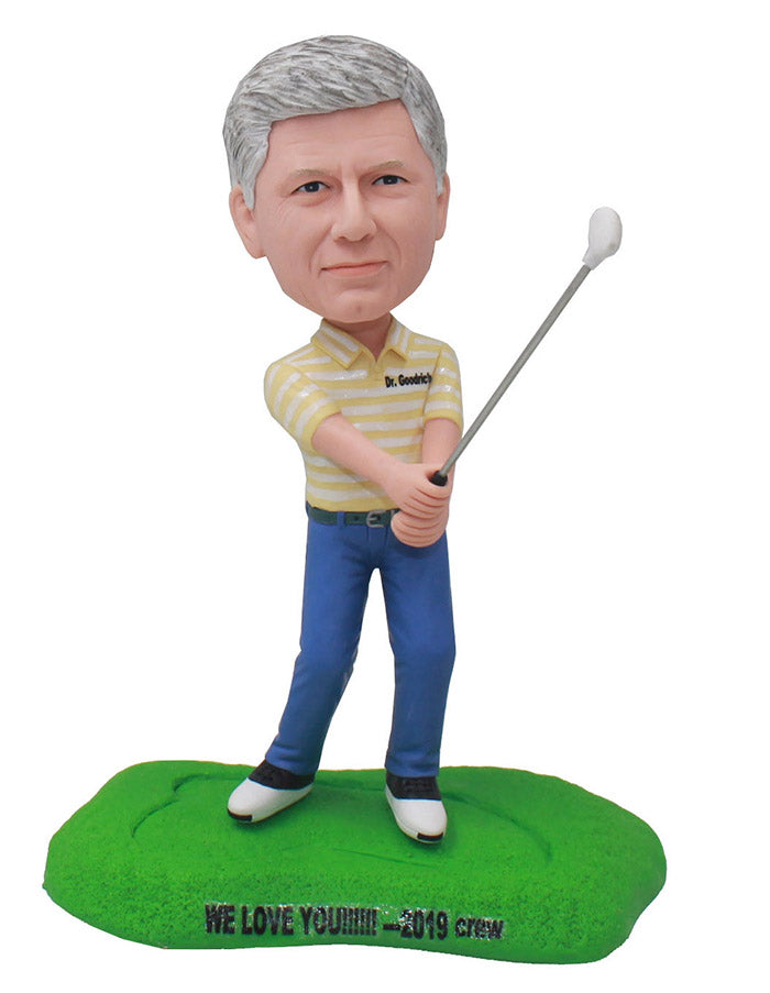 Custom Golf Bobblehead For Dad, Boss, Friend – Abobblehead.com