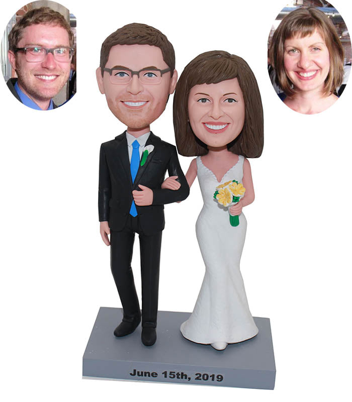 Custom Wedding Bobbleheads, Custom Wedding Cake Toppers Best Likeness ...
