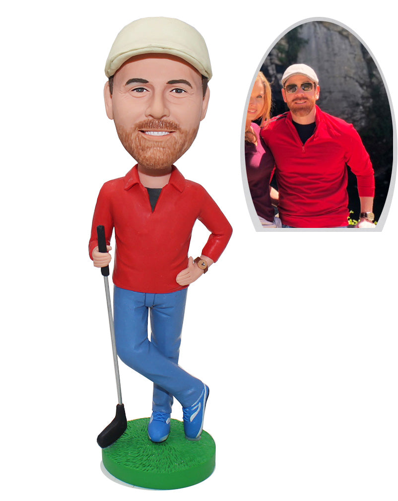 Personalized Golf Bobblehead Gifts For Men, Custom Golf Bobblehead ...